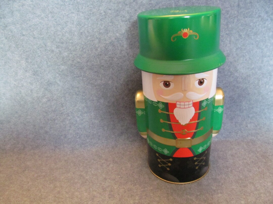 Nice Nutcracker Tin for Holiday Home Decoration, Use for Storage, Home ...
