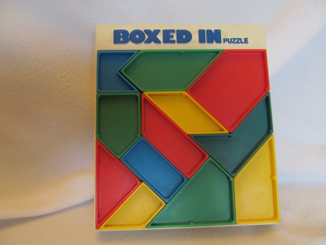 Milton Bradley ''boxed In'' Puzzle Game, ''boxed In'' Game From 1981 ...