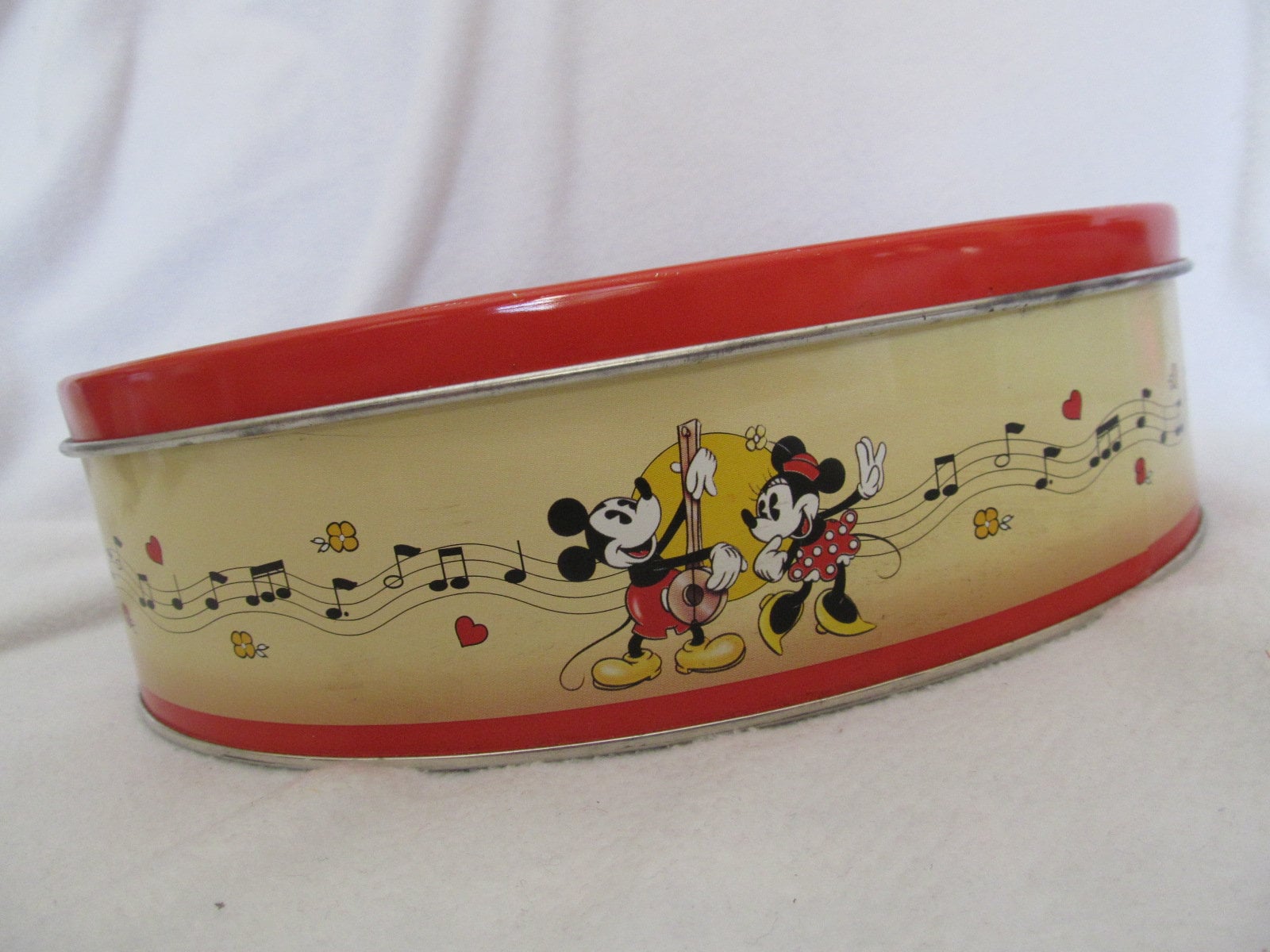 Oval Vintage Tin Mickey & Minnie Oval Tin Entitled Mickey - Etsy