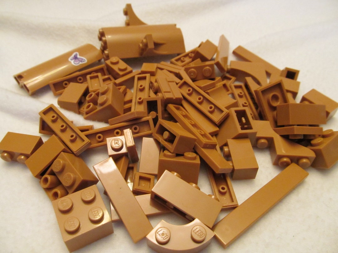 Seventy Nine Butterscotch Colored Lego Pieces, Fun for Kids and ...