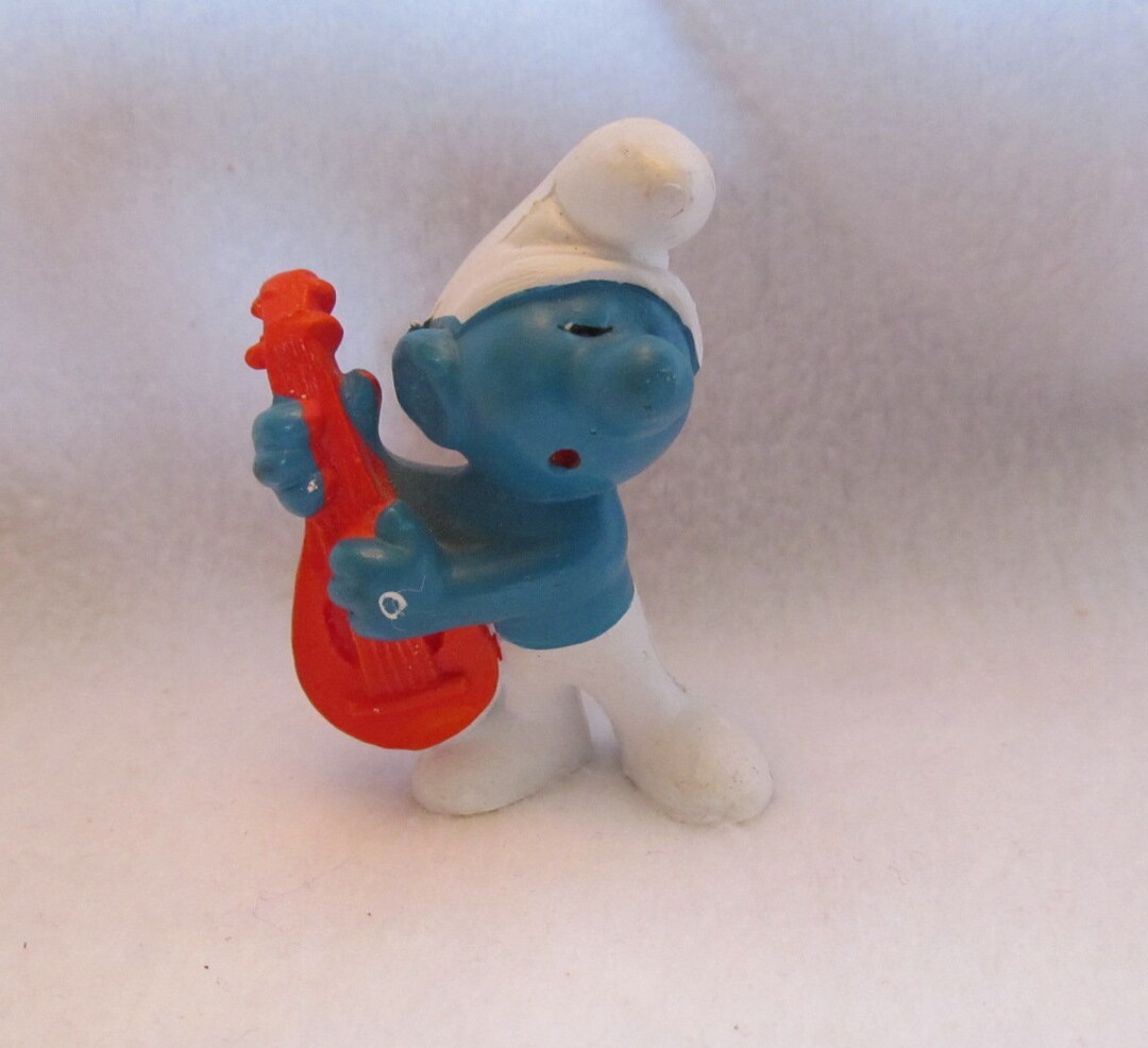 Little Smurf Statue, Vintage Collectible Smurf, Fun Pretend Play Smurf ...