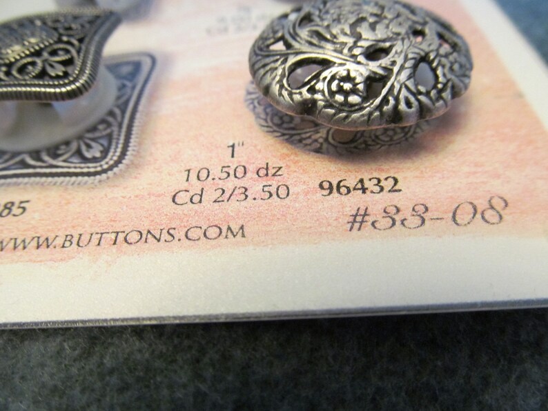 Salesman Sampler Button Card Unique Buttons Most Are Shank - Etsy