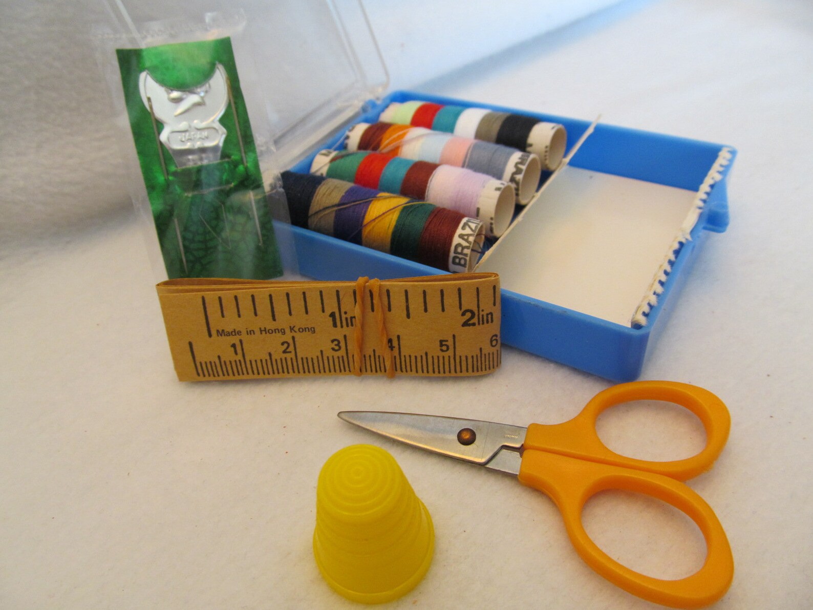 Blue and Clear Plastic Sewing Case Complete Sewing Kit - Etsy