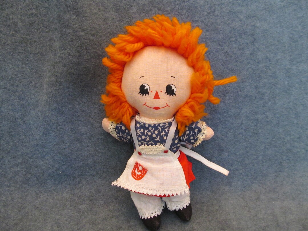 Vintage Hallmark Raggedy Ann With Orange Hair, Collectible Raggedy Ann ...