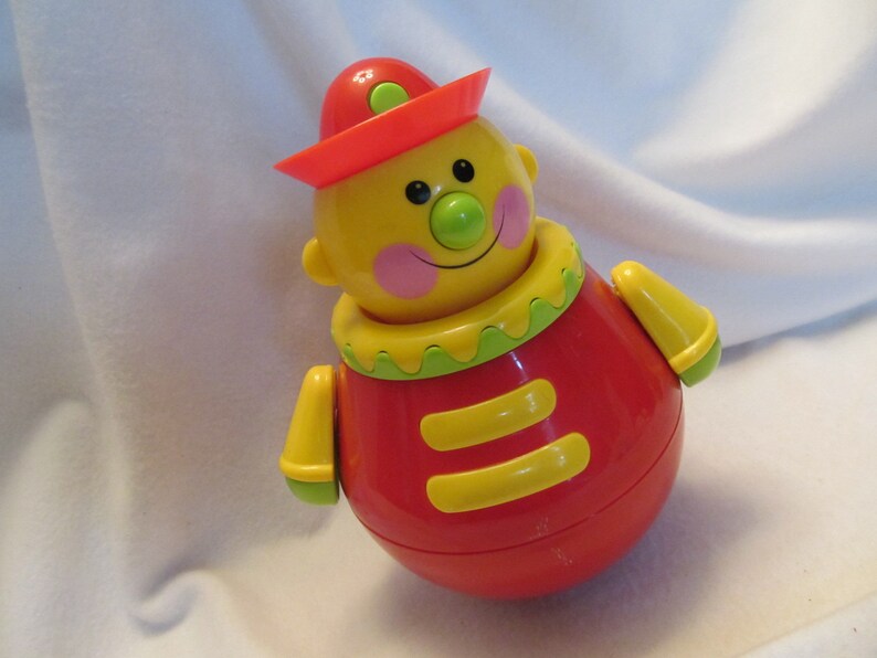 Cute Roly-poly Clown Like Jingle Baby Toy Vintage Roly Poly - Etsy