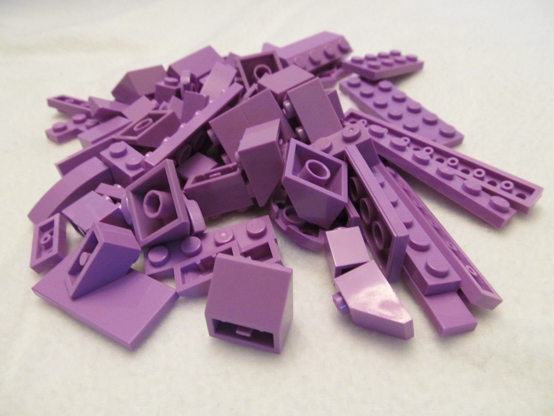 This is a Mix of Lavender Legos in Different Shapes and Sizes, Great to ...