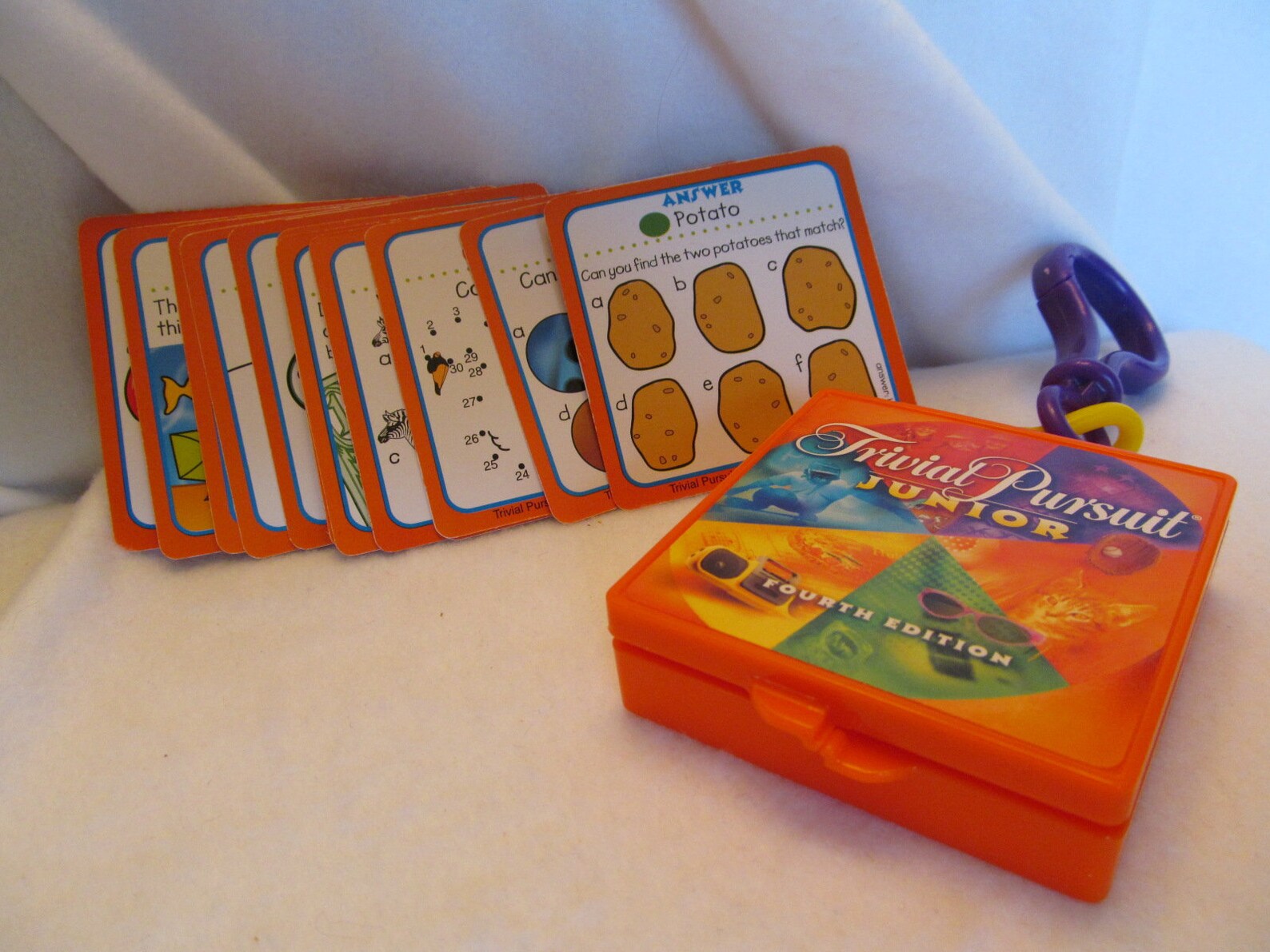 Trivial Pursuit Kids Game Pocket Trivial Pursuit Game for | Etsy