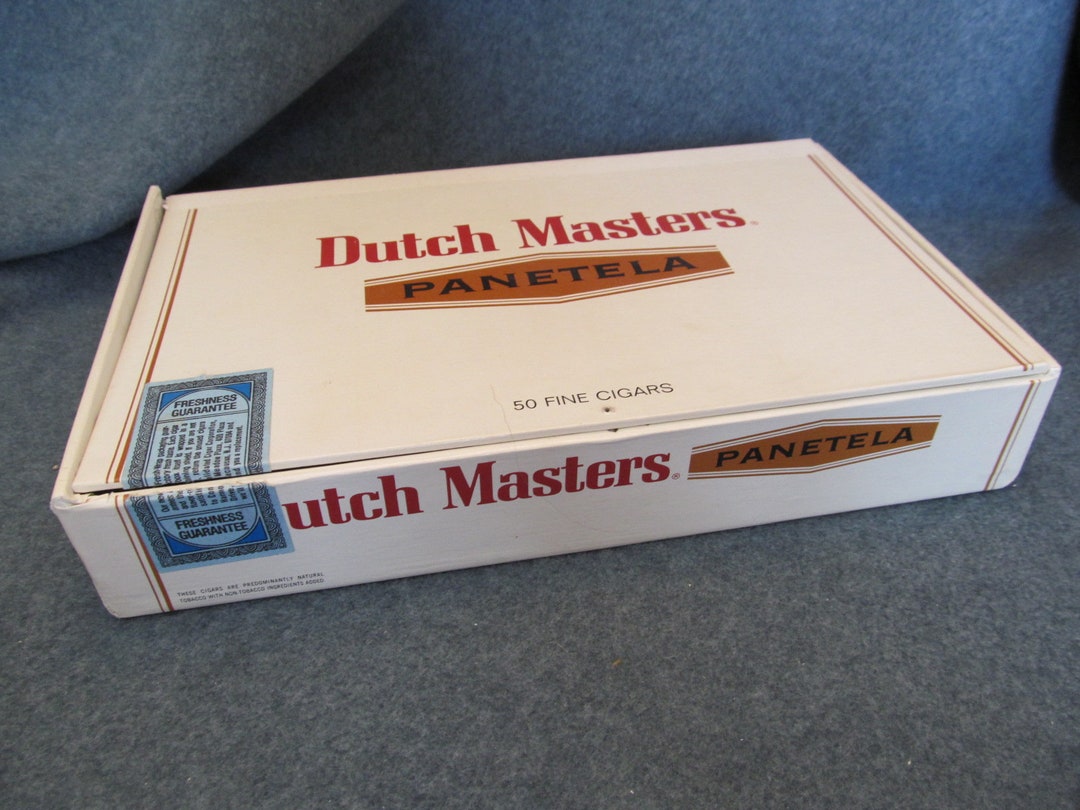 Dutch Masters Collectible Vintage Cigar Box, Panetela Cigar Box, 9 1/2 ...