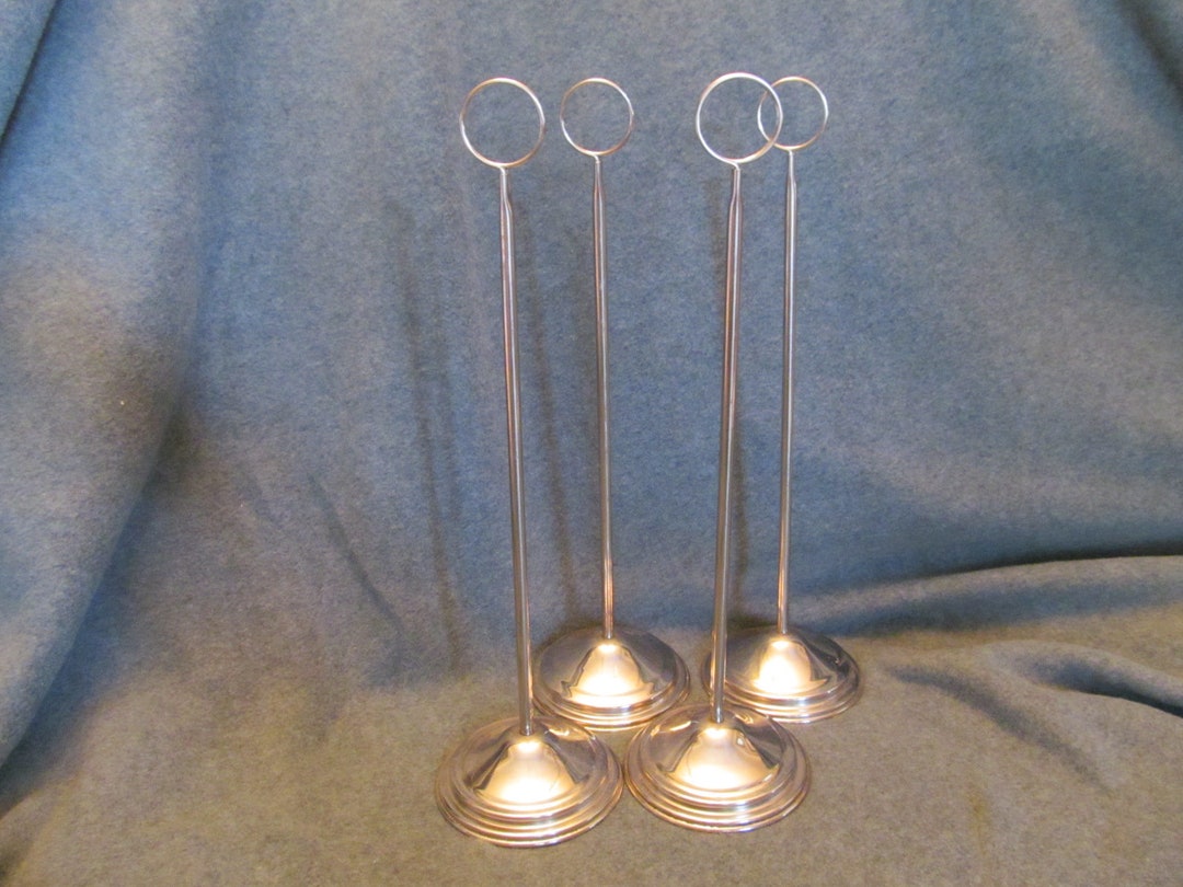 Four Tall Table Markers, Name Plates for Wedding Tables, Markers for ...