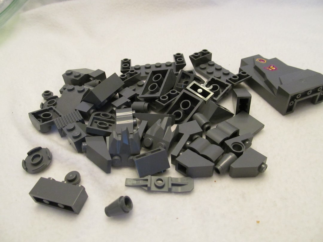 Fifty Four Charcoal Gray Colored Lego Pieces, Mixed Pieces, Fun Legos ...