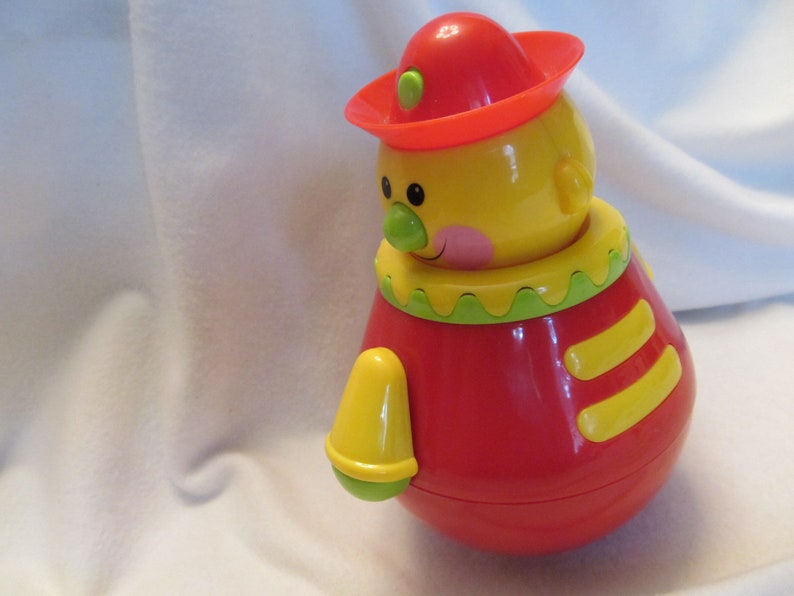 Cute Roly-poly Clown Like Jingle Baby Toy Vintage Roly Poly - Etsy