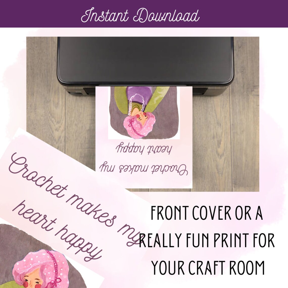 Printable Crochet Journal / Downloadable Crochet Planner / Crochet ...