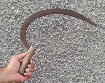 Vintage Hand Sickle, Primitive Farm Hand Tool, Antique Harvest Tool ...