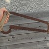 Vintage Metal Patato Press, Rusty Patato Hand Press, Ancient Potato ...