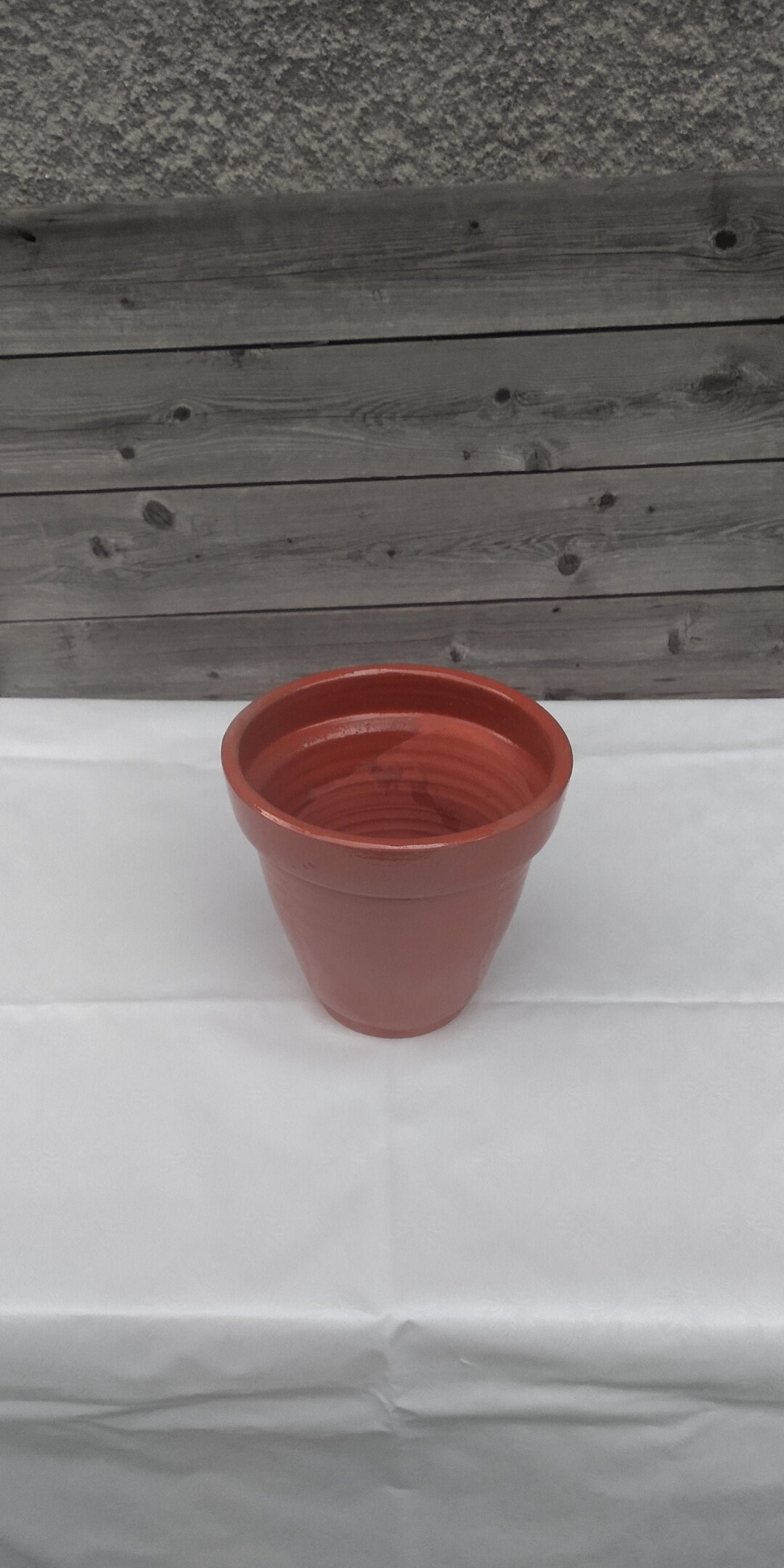 Vintage Clay Plant Pot, Old Terra Cotta Flower Pot, Rustic Clay Pottery ...