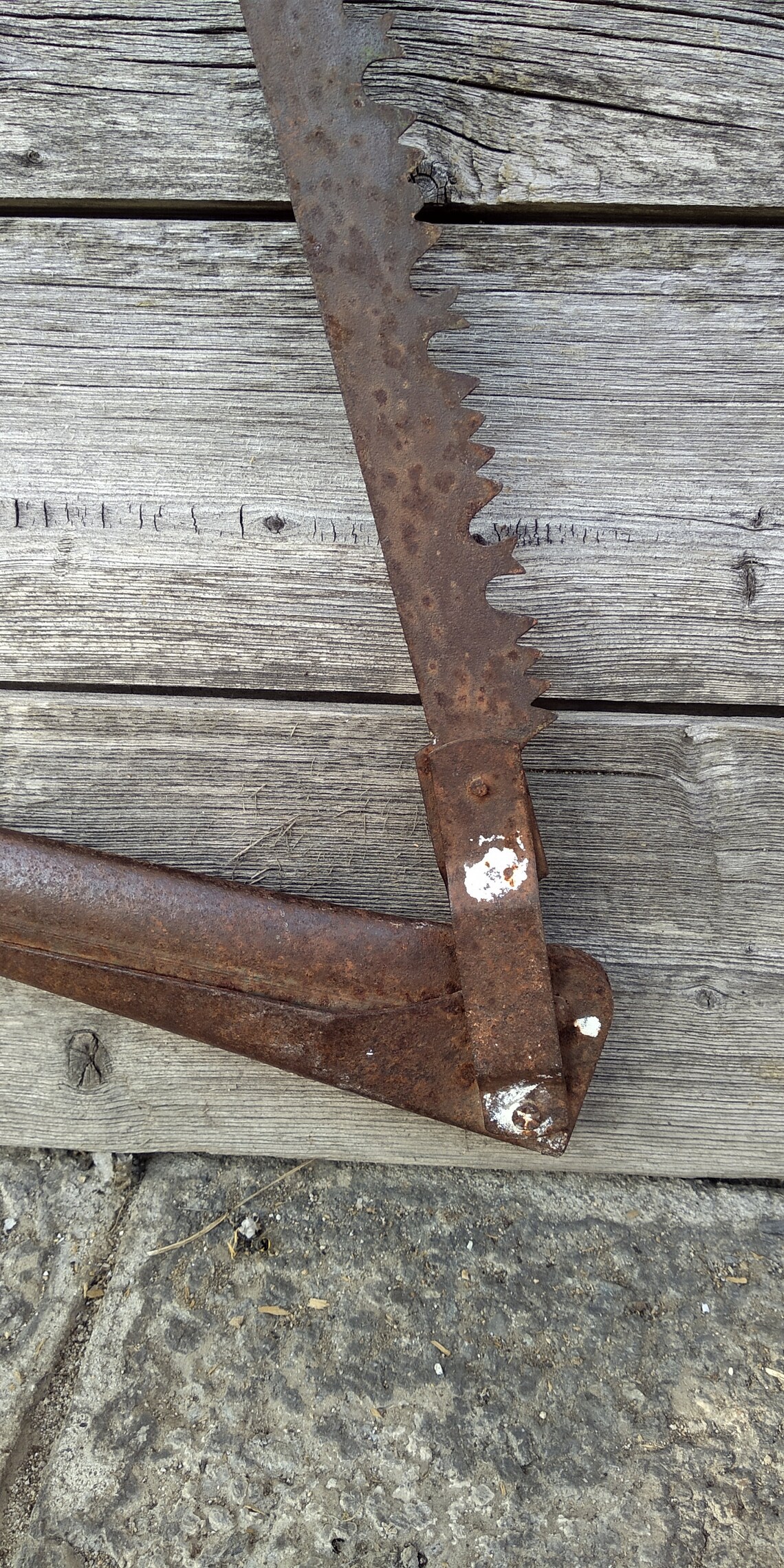 Vintage Hand Saw Old Wood Hacksaw Primitive Rusty Bucksaw - Etsy