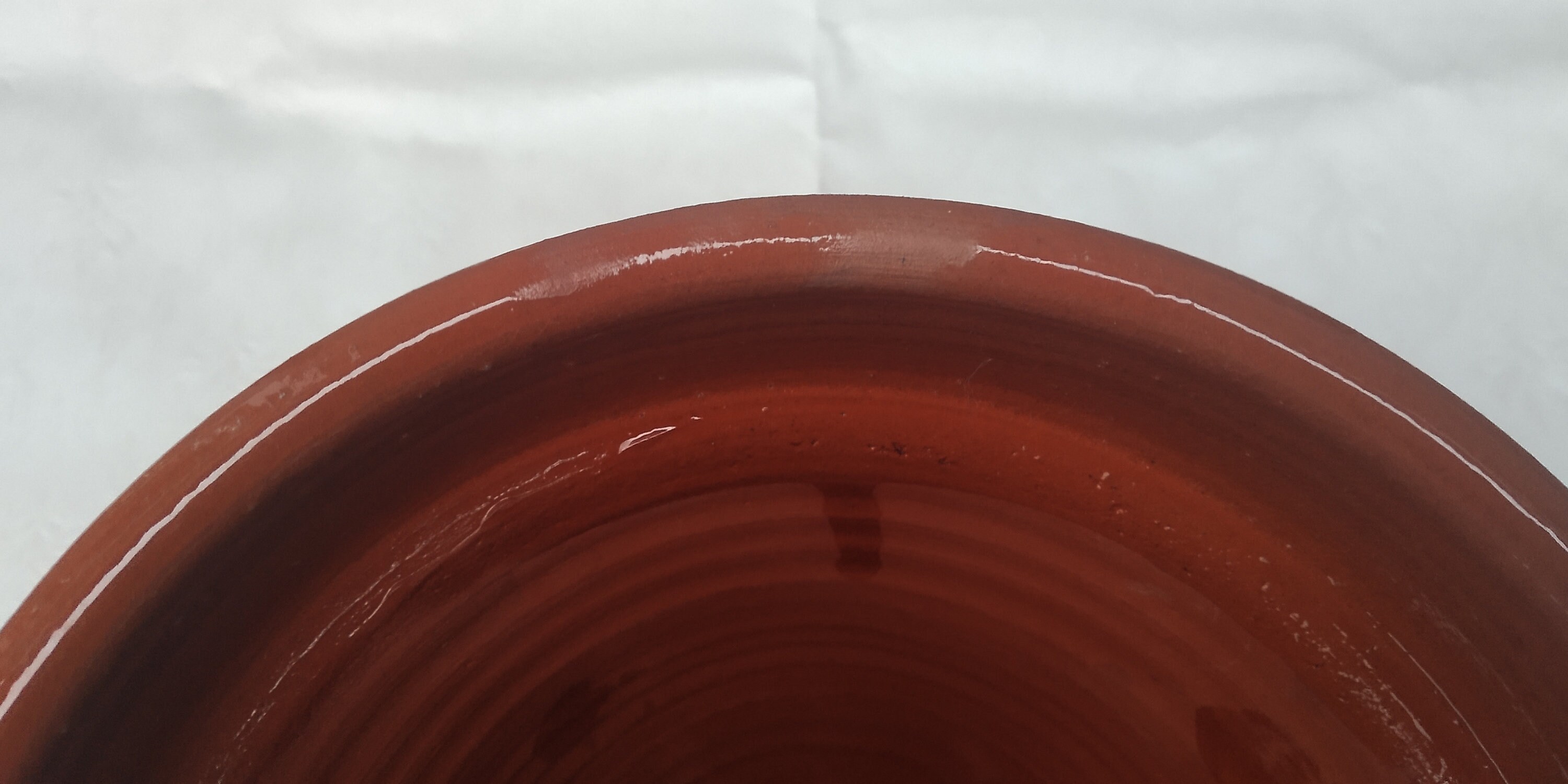 Vintage Clay Plant Pot, Old Terra Cotta Flower Pot, Rustic Clay Pottery ...