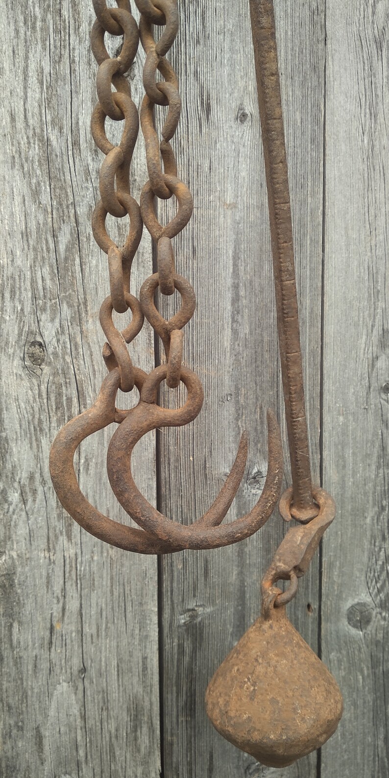 Antique Balance Scale, Old Rusty Iron Scale, Primitive Weighing Scale ...