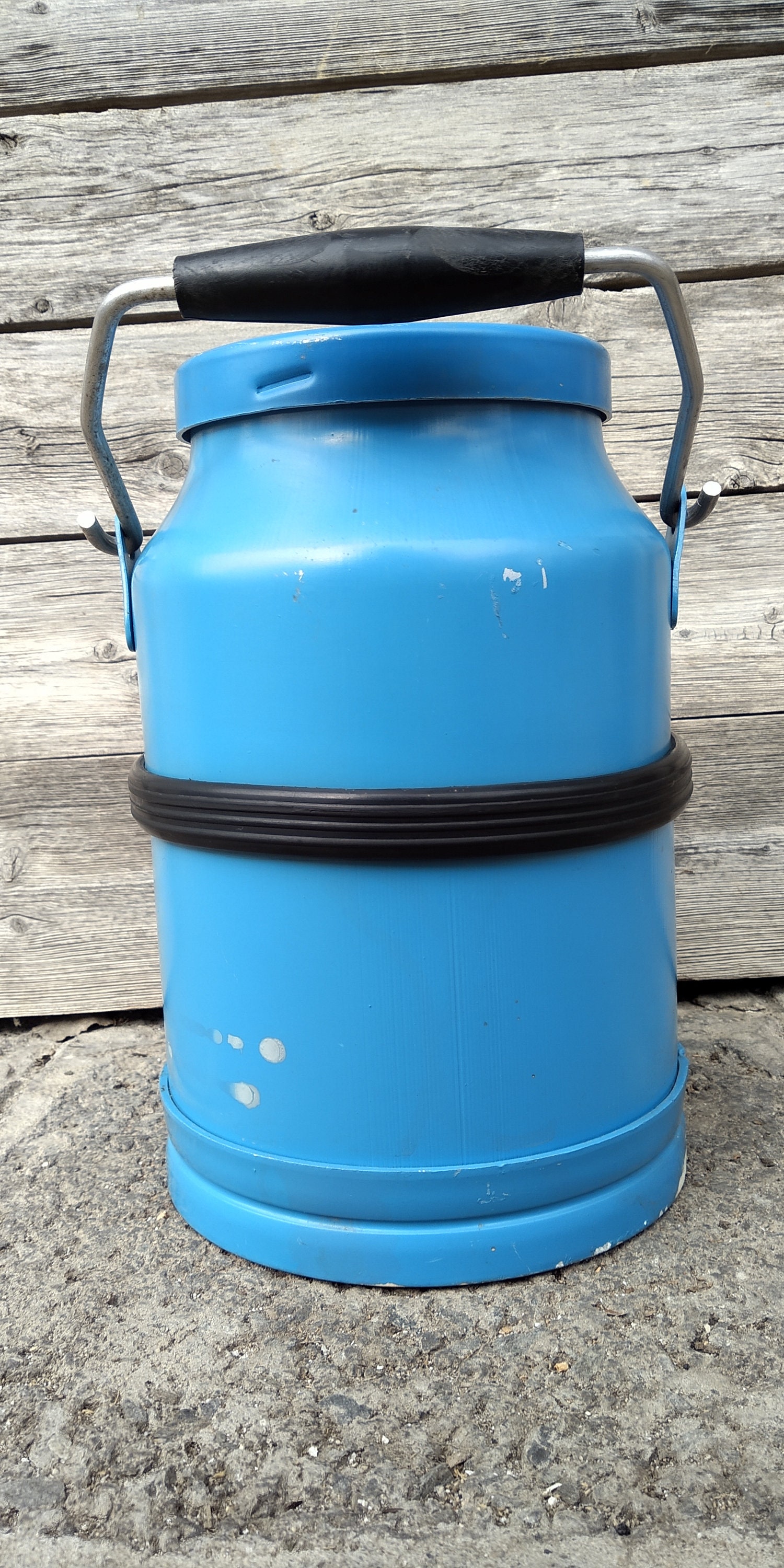 5 L Vintage Blue Milk Container Retro Aluminum Milk Canister - Etsy