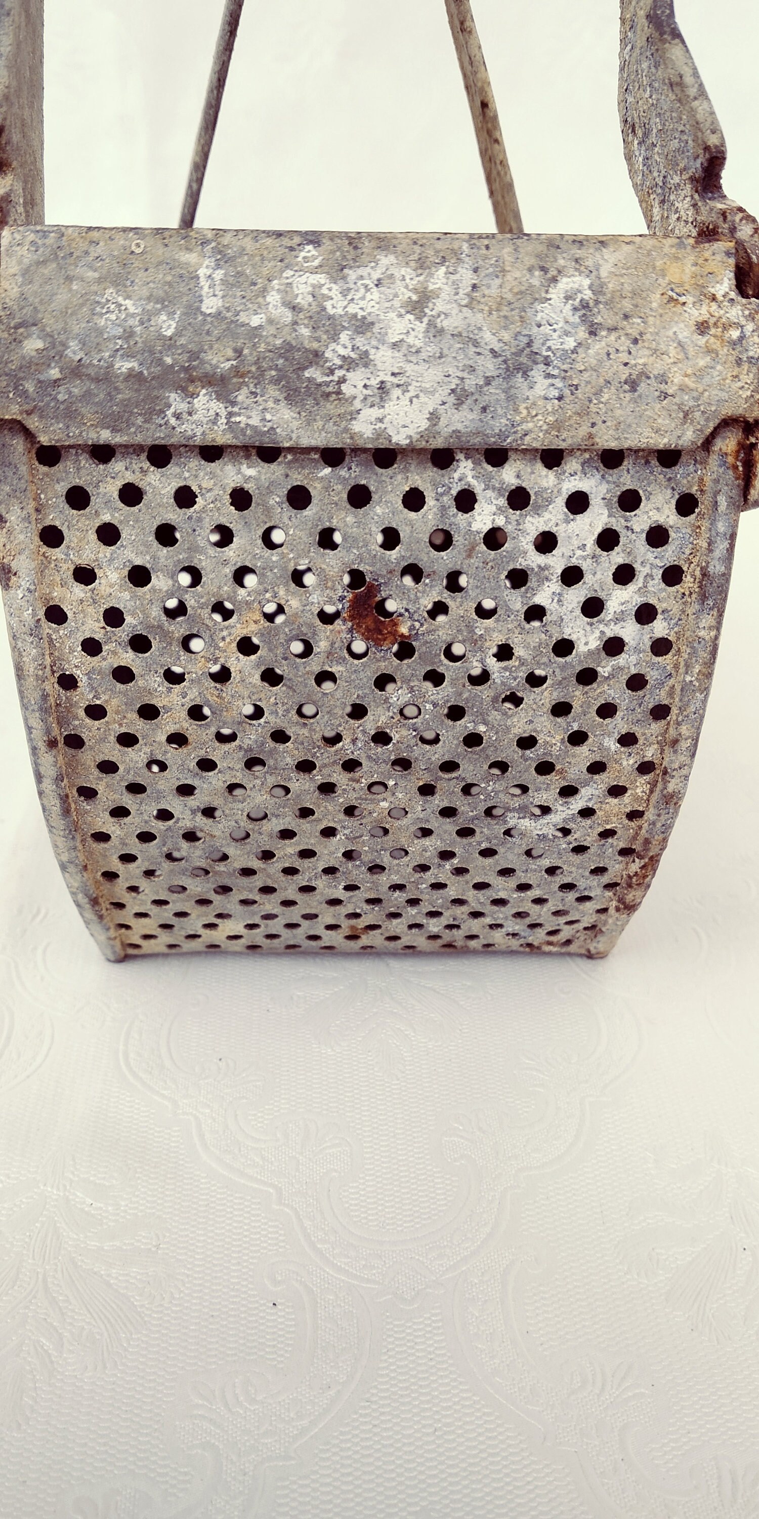 Vintage Metal Patato Press Rusty Patato Hand Press Ancient - Etsy