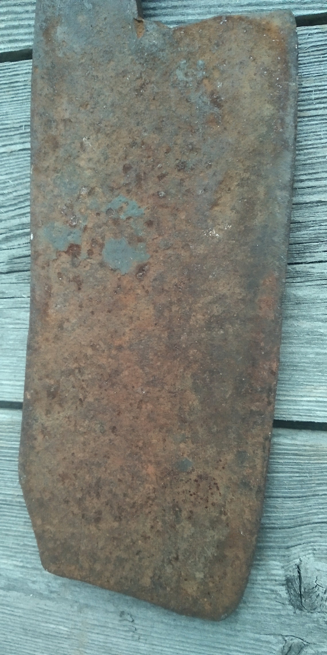 Vintage Cleaver Knife, Old Rusty Butcher Knife, Primitive Meat Chopper ...