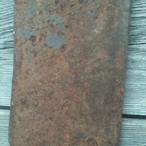 Vintage Cleaver Knife, Old Rusty Butcher Knife, Primitive Meat Chopper ...