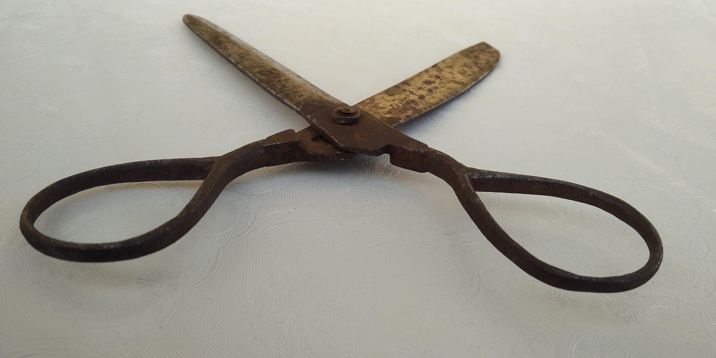 Vintage Rusty Scissors Old Tailors Tool Antique Iron - Etsy