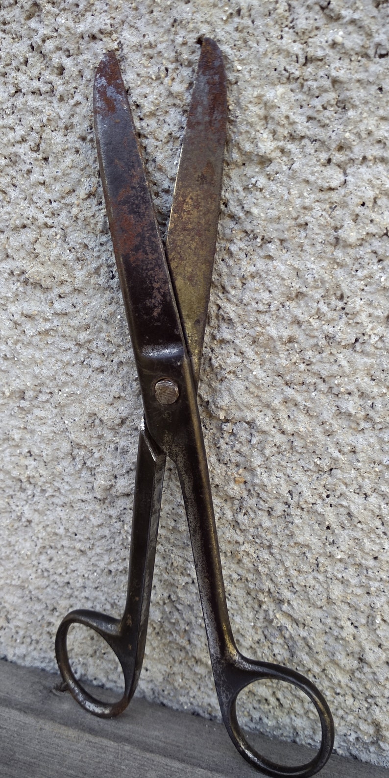 Vintage Rusty Scissors Old Tailors Tool Antique Iron - Etsy