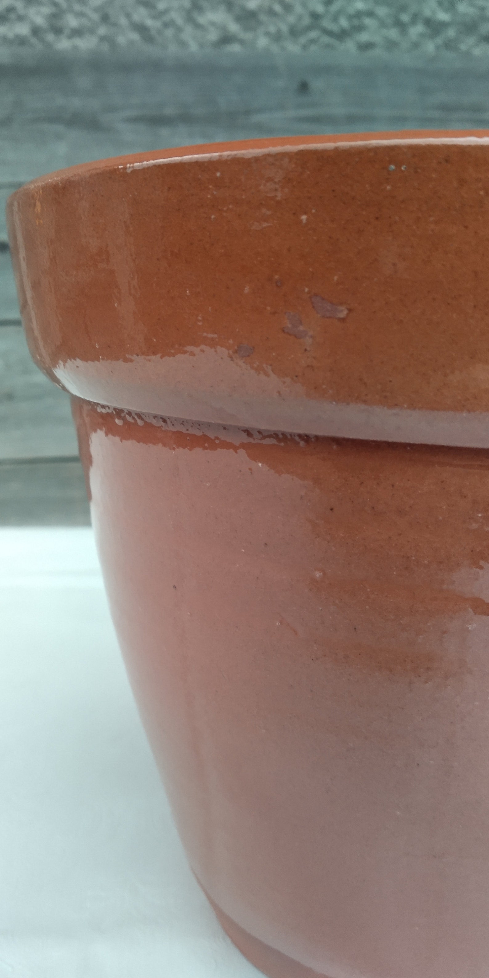 Vintage Clay Plant Pot, Old Terra Cotta Flower Pot, Rustic Clay Pottery ...