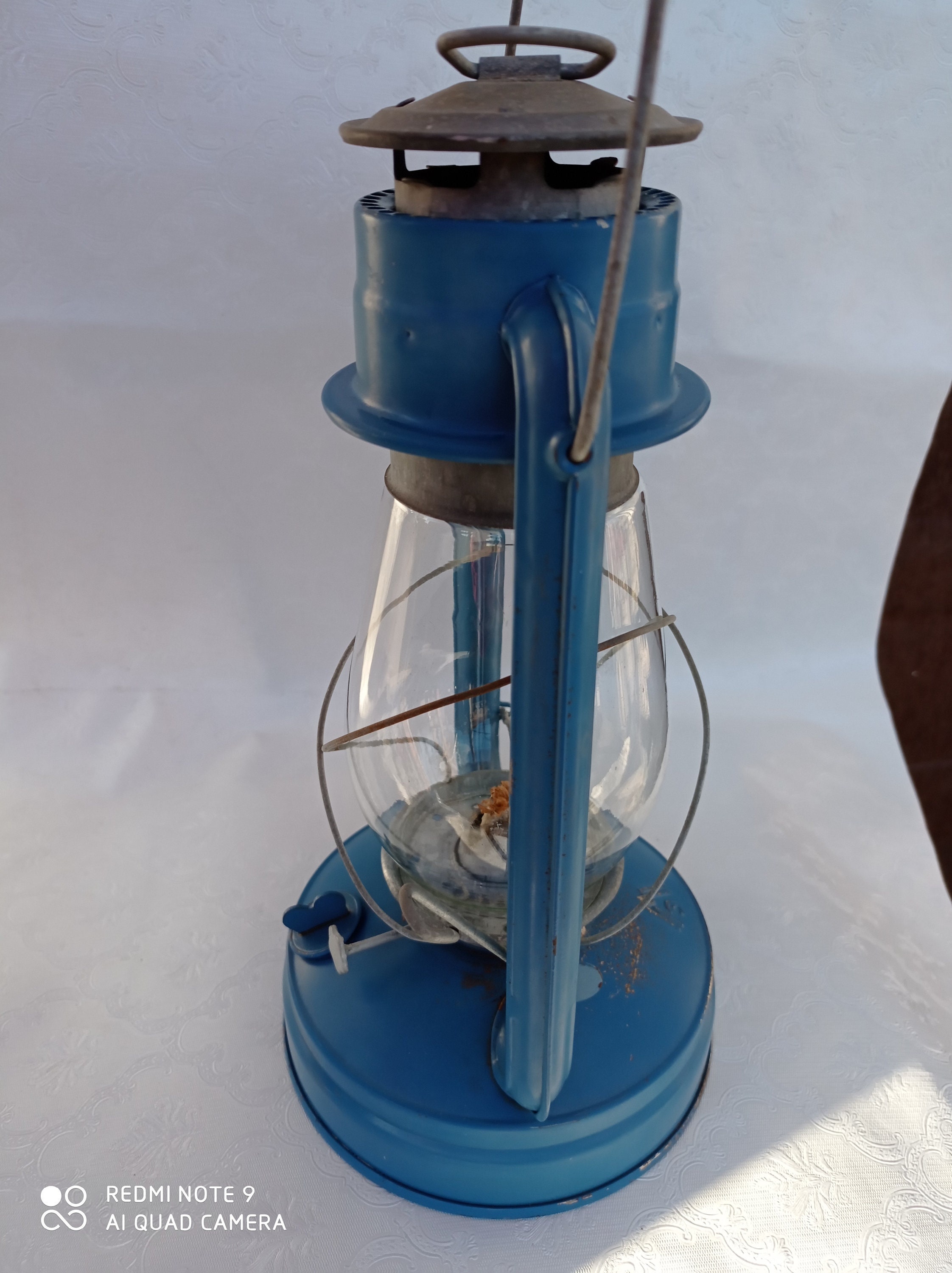 Linterna de gas vintage, linterna de petróleo retro, lámpara de aceite ...