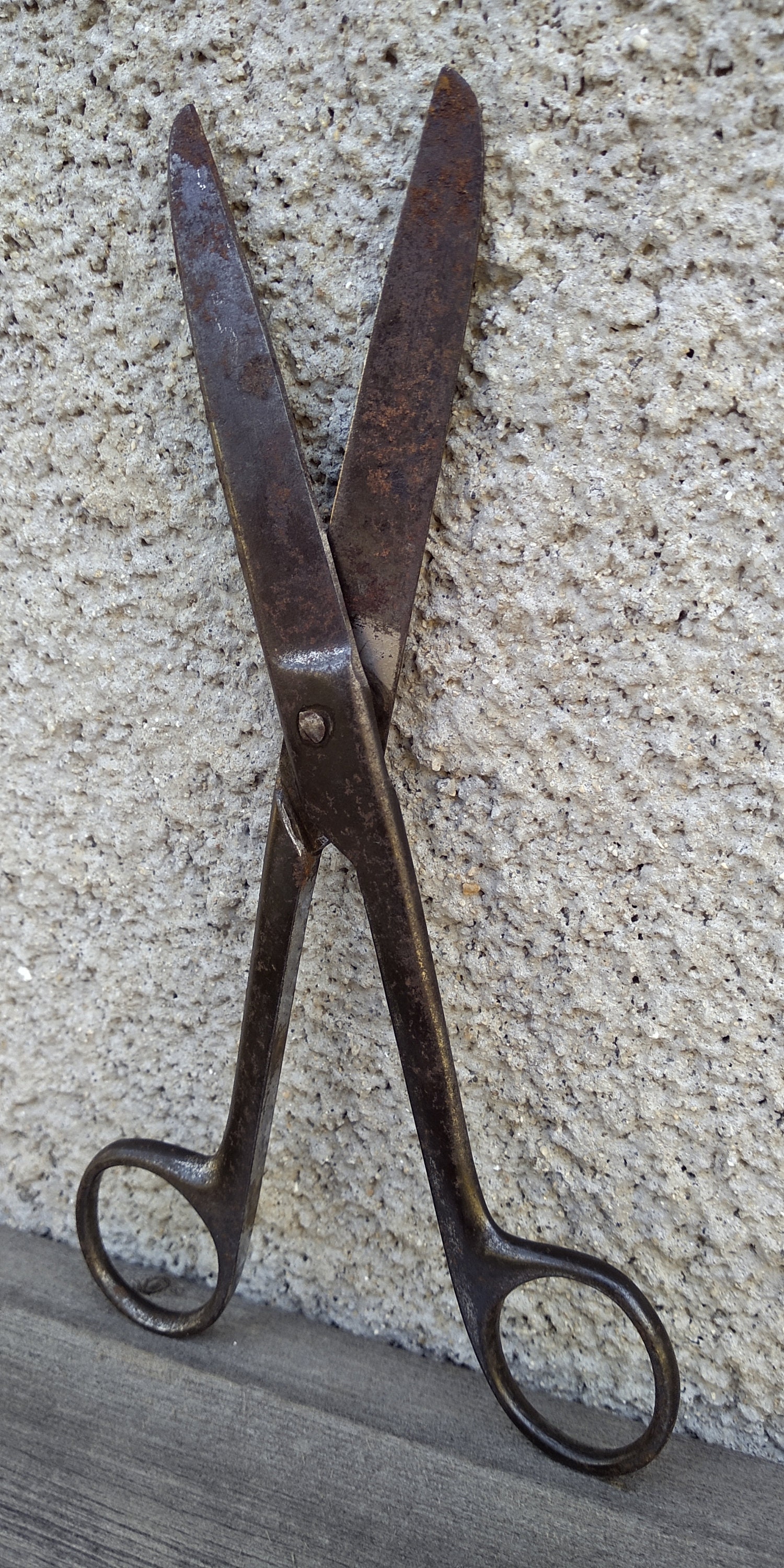 Vintage Rusty Scissors Old Tailors Tool Antique Iron - Etsy