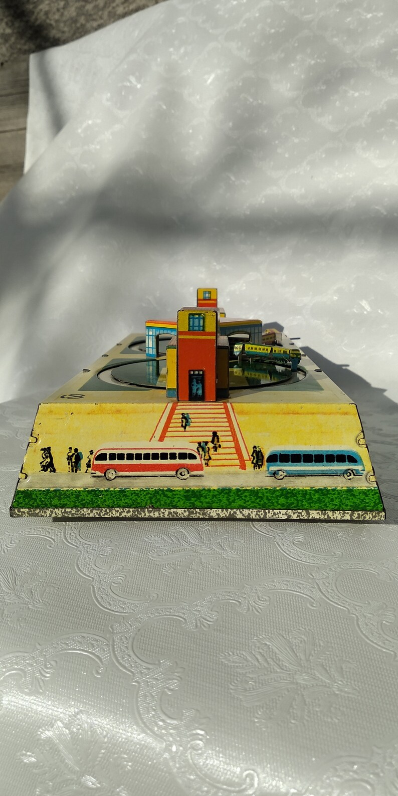 Rare Vintage Soviet Tin Toy Working Mechanical Train - Etsy