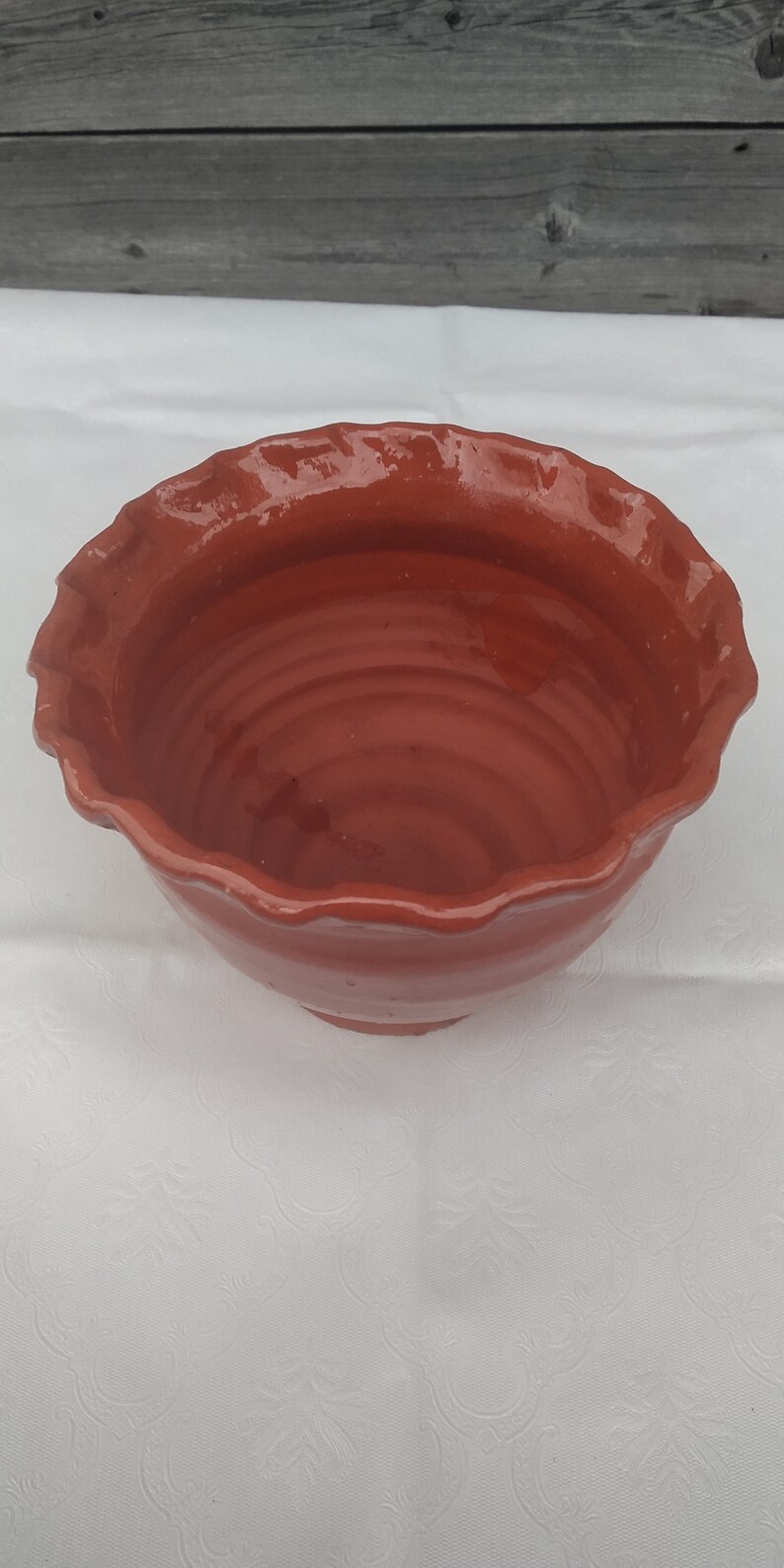 Vintage Clay Plant Pot Old Terra Cotta Flower Pot Rustic - Etsy