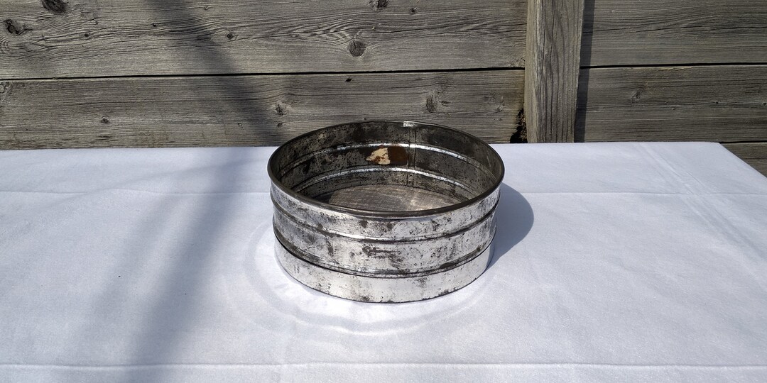 Vintage Rusty Metal Sieve Antique Flour Sifter Rustic Kithen - Etsy