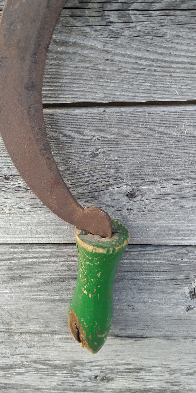 Vintage Hand Sickle Primitive Farm Hand Tool Antique Harvest - Etsy