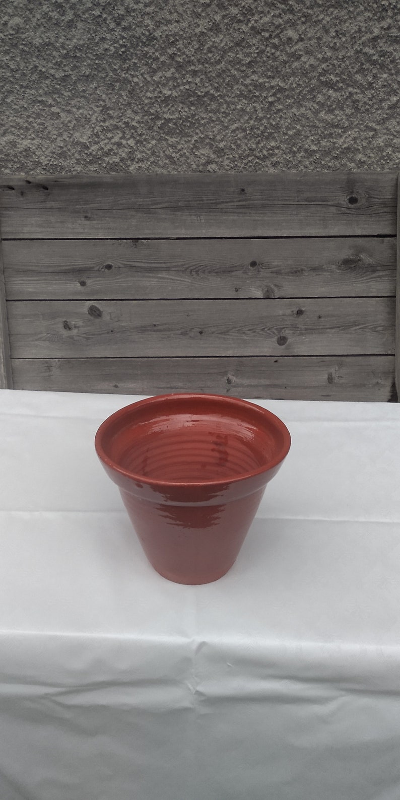 Vintage Clay Plant Pot Old Terra Cotta Flower Pot Rustic - Etsy