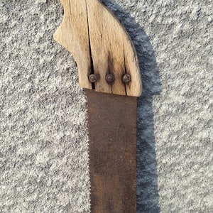 Vintage Hand Saw Antique Saw Old Rusty Saw Primitive - Etsy