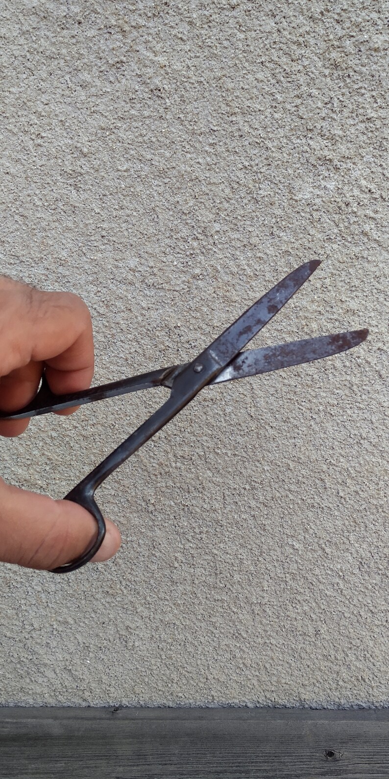 Vintage Rusty Scissors Old Tailors Tool Antique Iron - Etsy