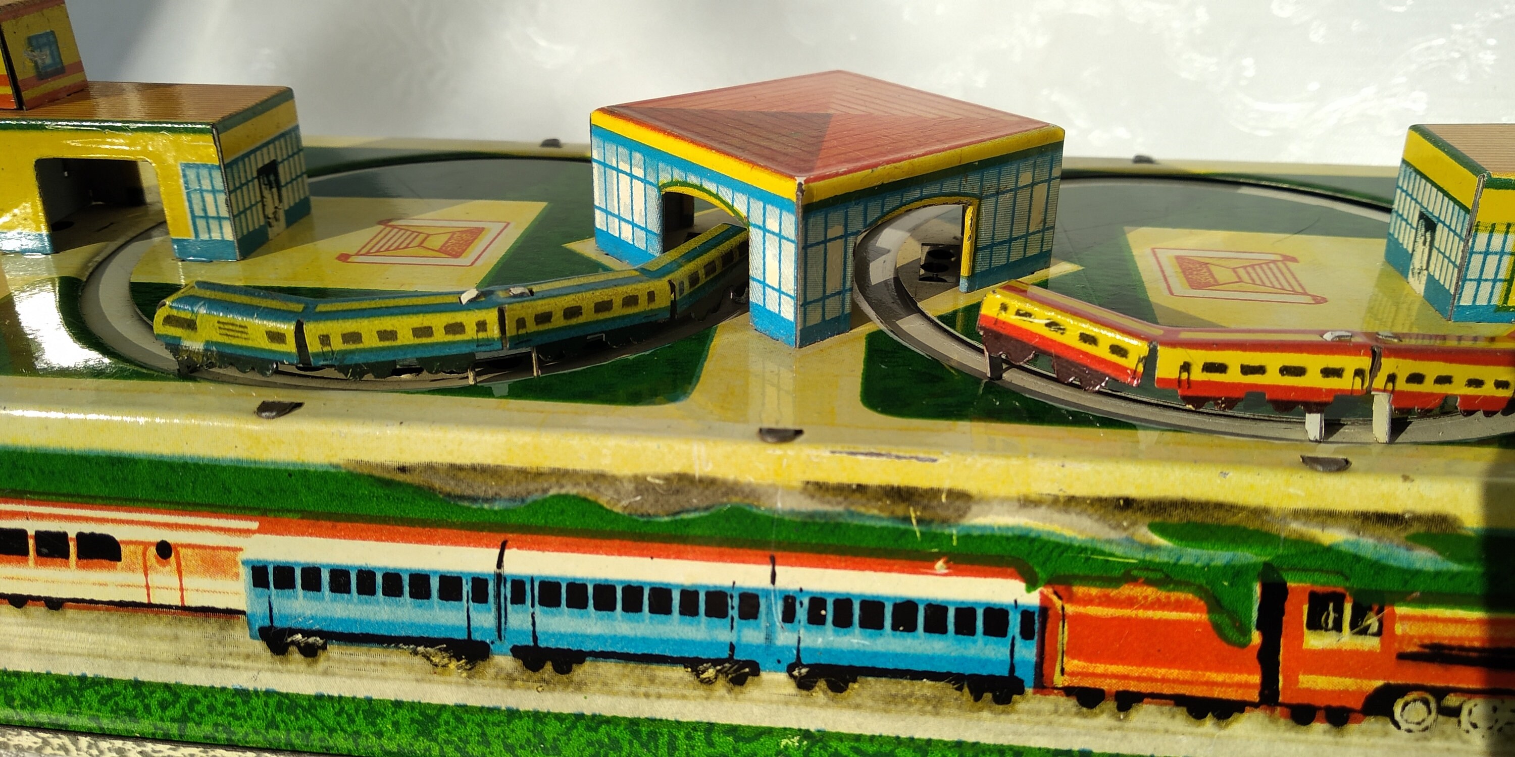 Rare Vintage Soviet Tin Toy Working Mechanical Train - Etsy