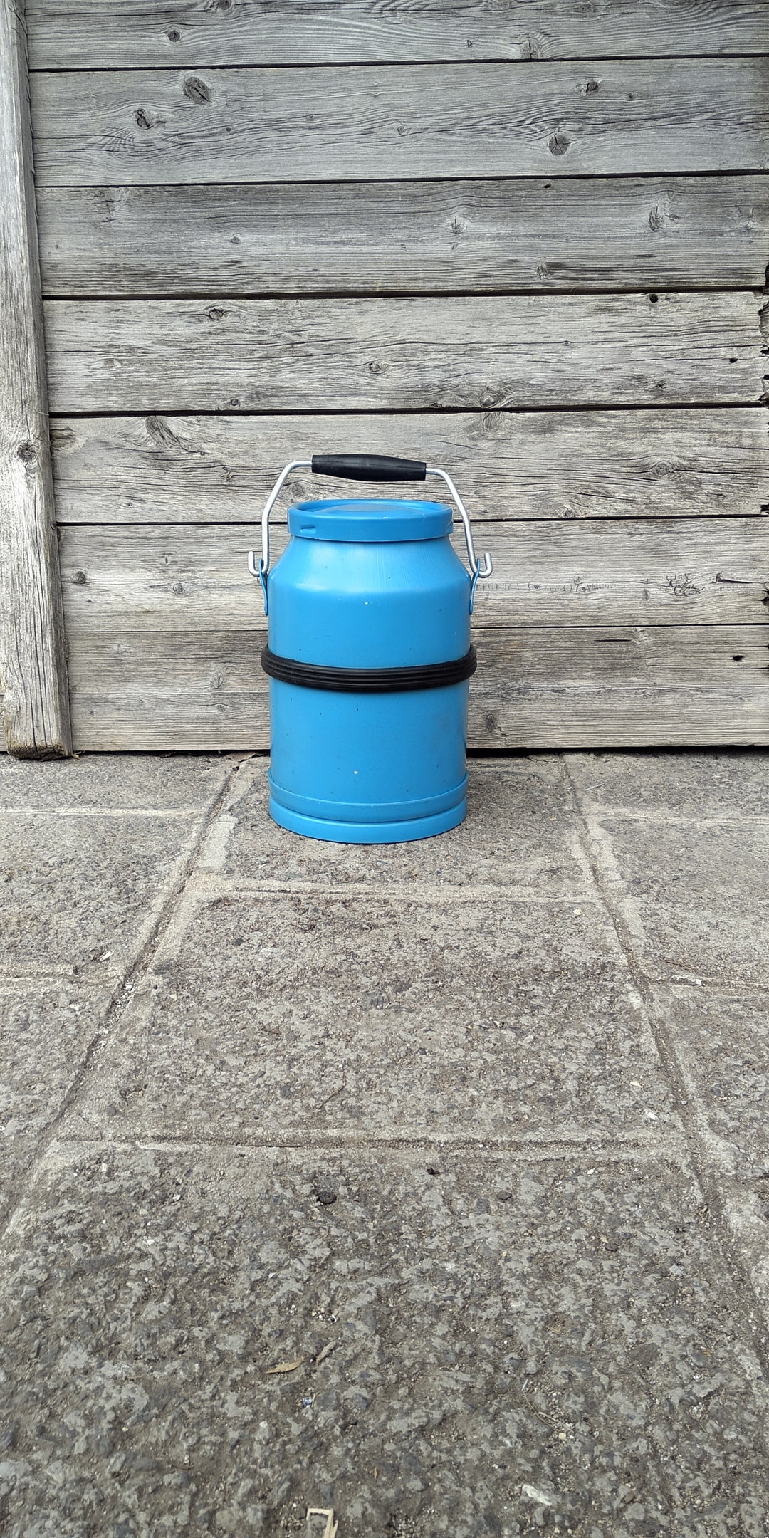 5 L Vintage Blue Milk Container Retro Aluminum Milk Canister - Etsy