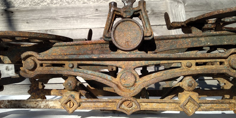 Antique Market Scale Beautiful Vintage Style Rusty - Etsy