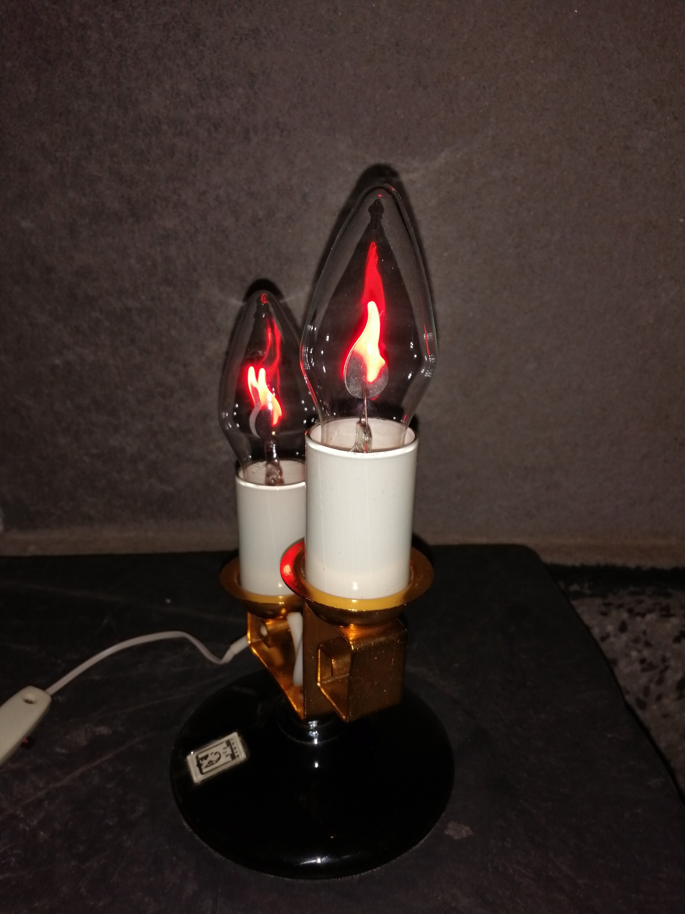 Vintage Soviet Candle Night Lamp Retro Unique Lamp Two Spare - Etsy