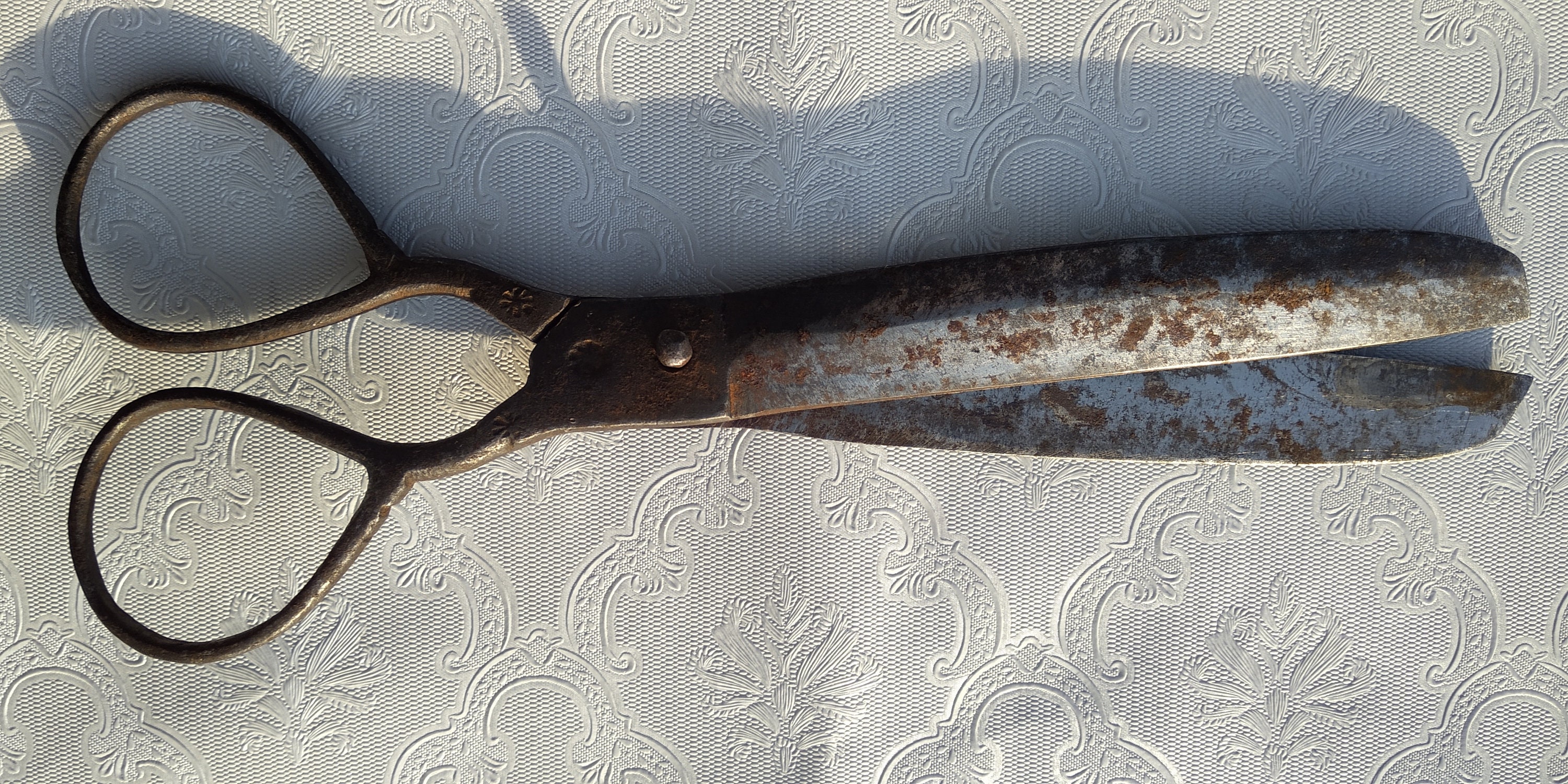 Vintage Rusty Scissors Old Tailors Tool Antique Iron - Etsy