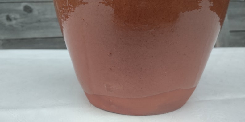 Vintage Clay Plant Pot, Old Terra Cotta Flower Pot, Rustic Clay Pottery ...