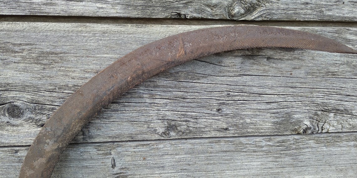 Vintage Hand Sickle Primitive Farm Hand Tool Antique Harvest - Etsy
