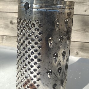 Vintage Grater, Metal Rusty Grater, Cheese Grater, Kitchen Decor, House ...