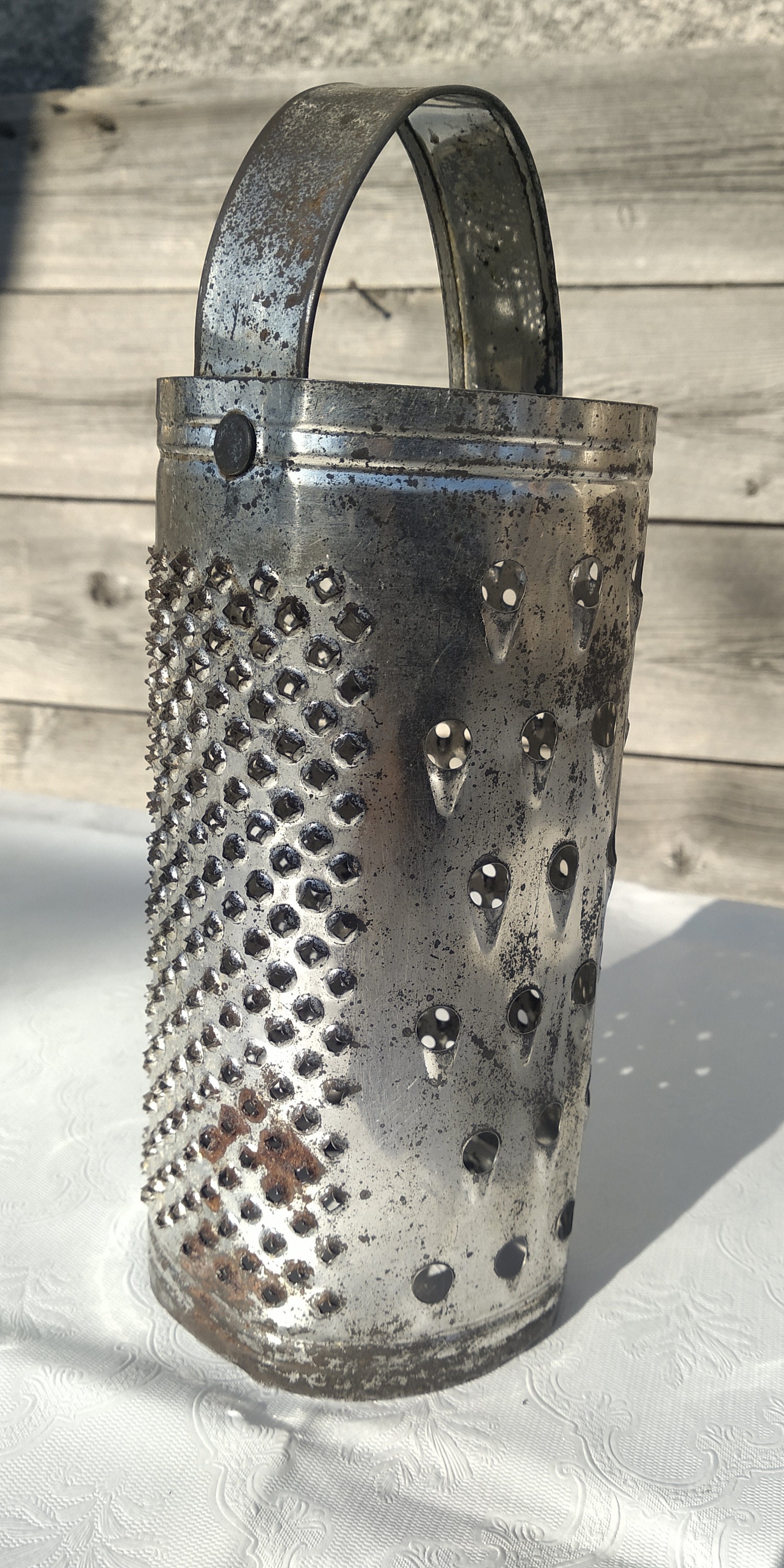 Vintage Grater Metal Rusty Grater Cheese Grater Kitchen - Etsy