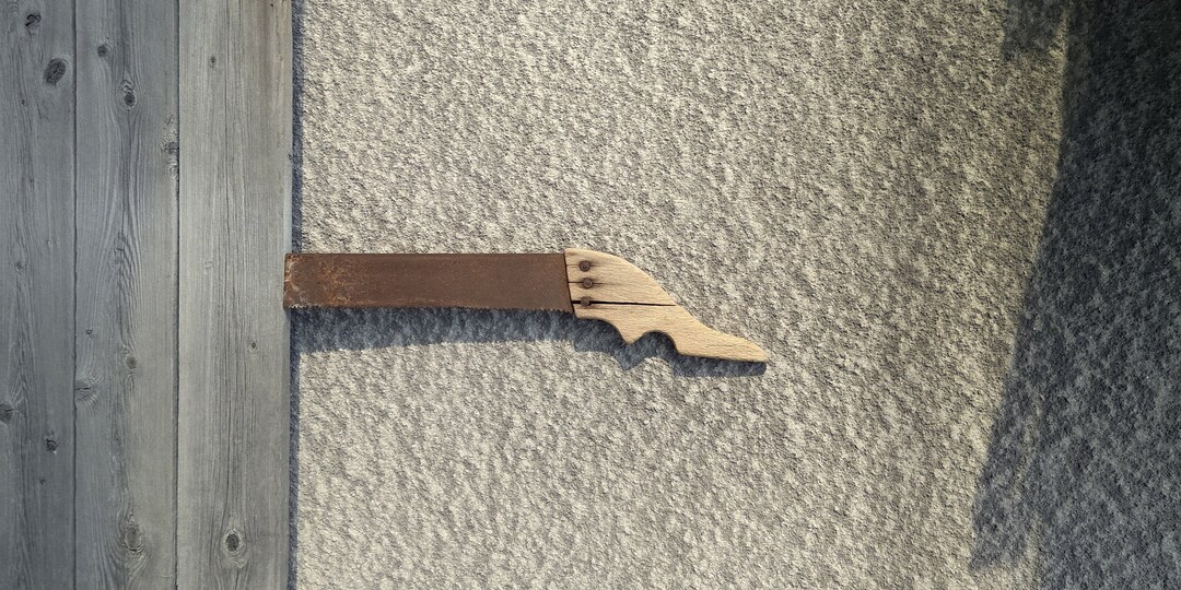 Vintage Hand Saw Antique Saw Old Rusty Saw Primitive - Etsy