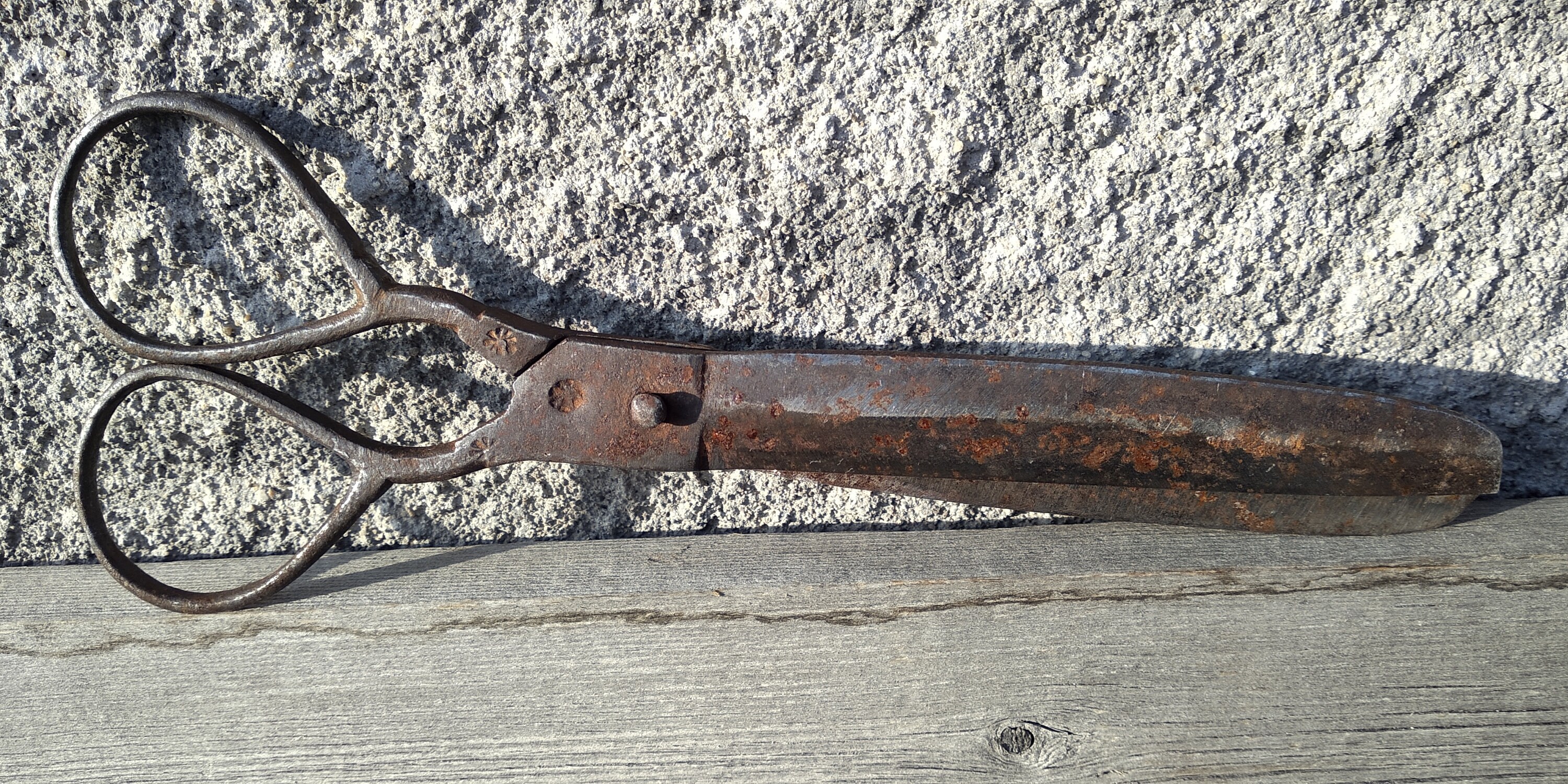 Vintage Rusty Scissors Old Tailors Tool Antique Iron - Etsy