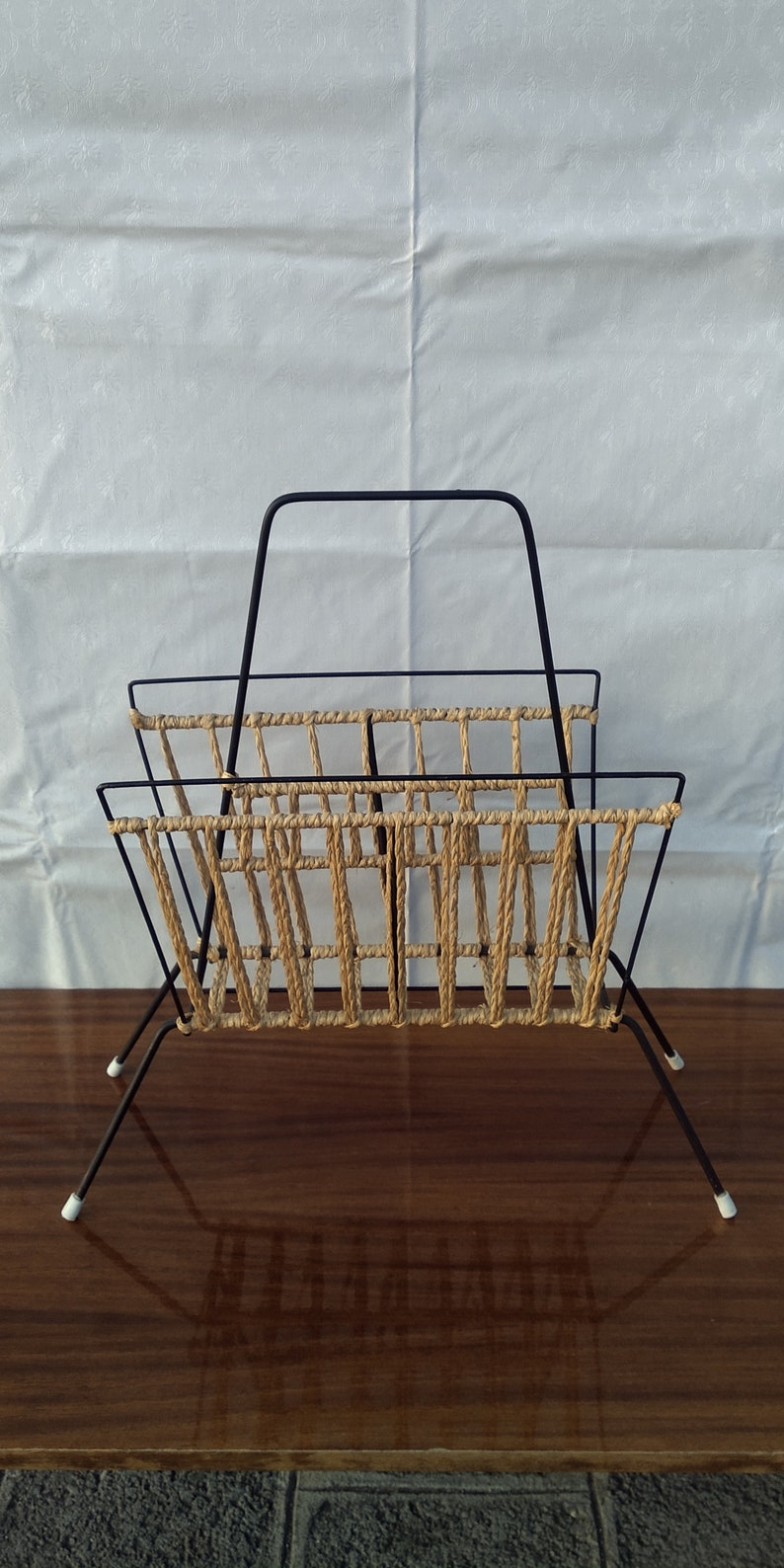 Vintage Newspaper Stand, Retro Magazine Holder, Old Newspaper Rack ...